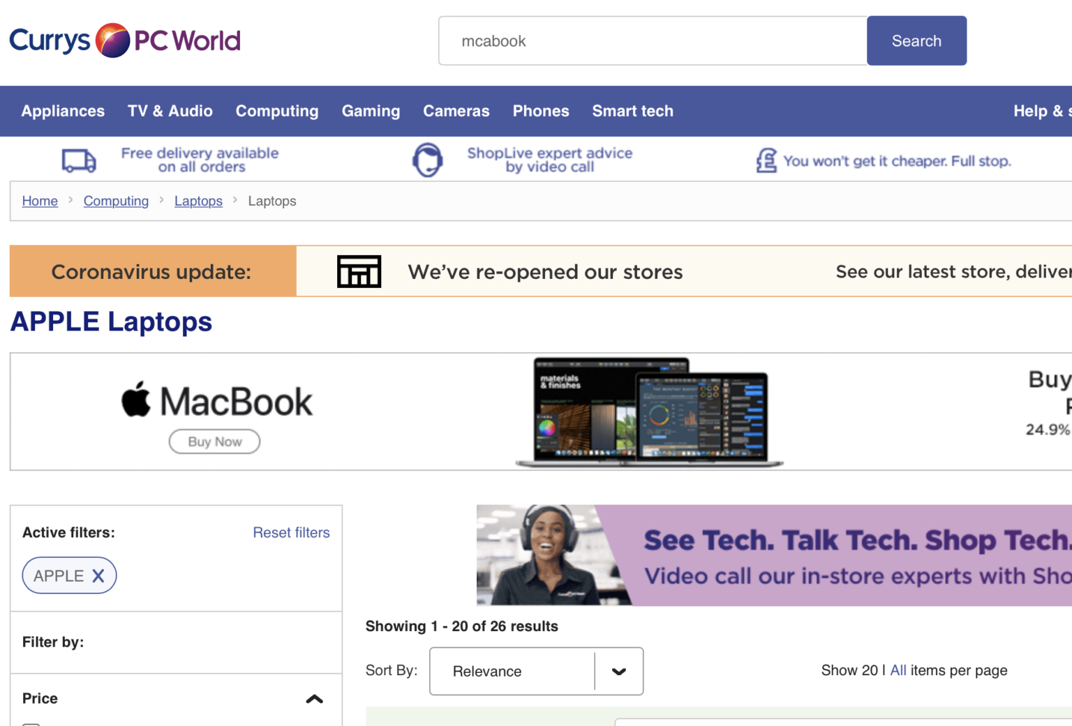 20 Ecommerce Site Search Best Practices and Examples - Ecommerce Guide
